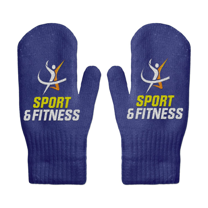 Customized Knitted Jacquard Mittens