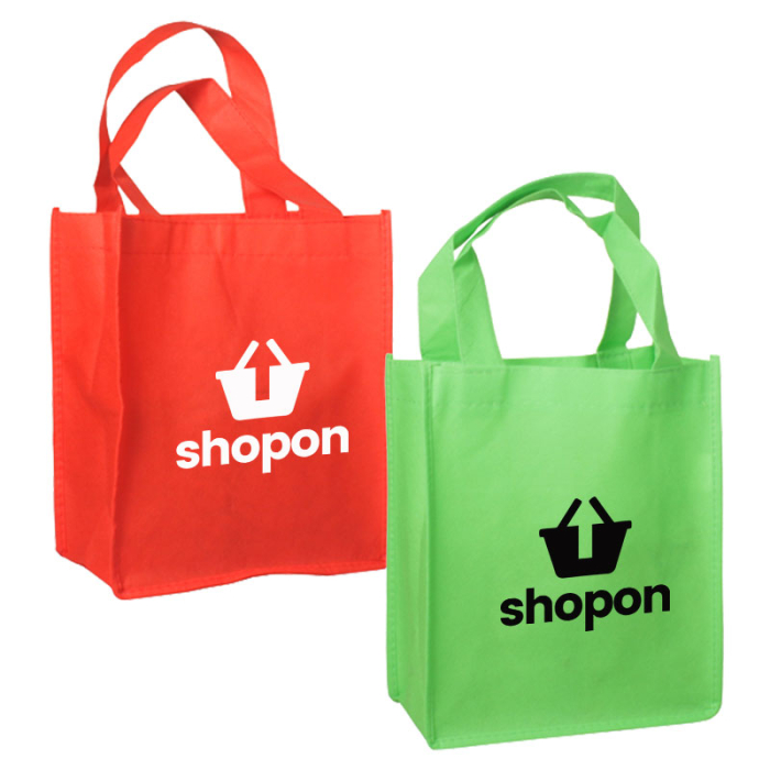Imprinted Non-Woven Mini Gift Tote Bags