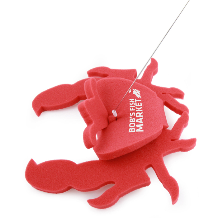 Personalized Crab Toy on a Leash