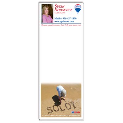 3x8 Customized Best Value Series Sticky Notes Full Color - Sticky Notes