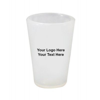 Custom Logo Imprinted 1.5 Oz Silishot Glasses - Shot Glasses