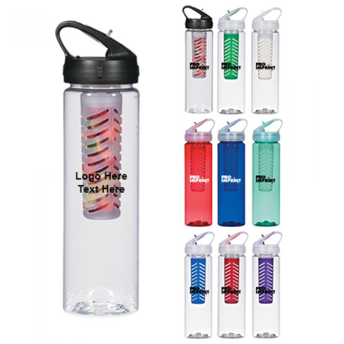 25 Oz Custom Printed Fruit Fusion Bottles - Fruit Infusers