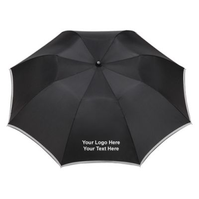 Custom Printed Mini 42 inch Arc Safety Logo Umbrellas - Automatic Umbrellas
