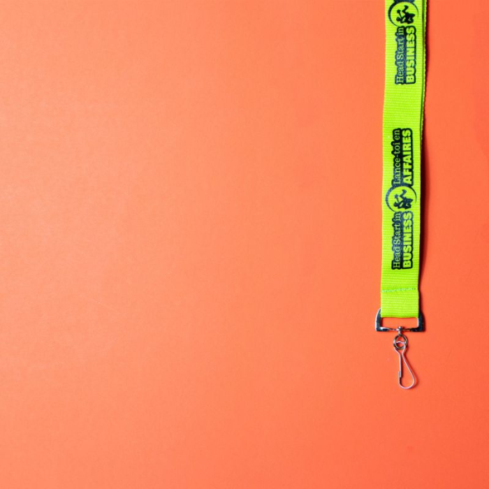 Custom Printed 1/2x36 Inch Flat Polyester Lanyards