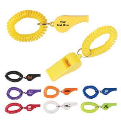 Custom Printed Whistle With Coil - Whistle