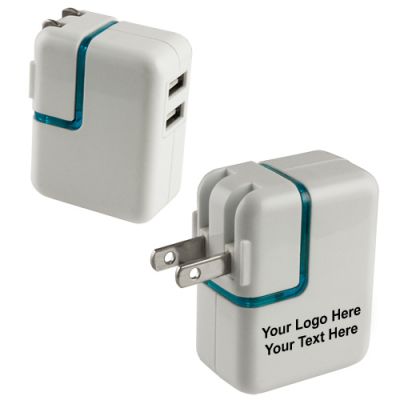 Logo Imprinted Kowak Universal Charger Adapters - USB Hubs & Gadgets