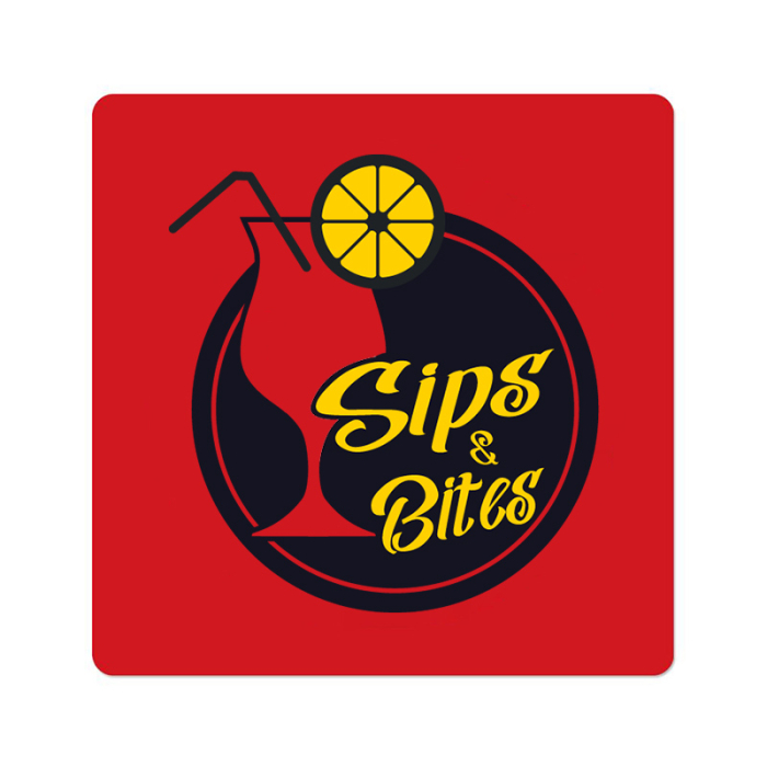 Personalized Square Paperboard Coasters